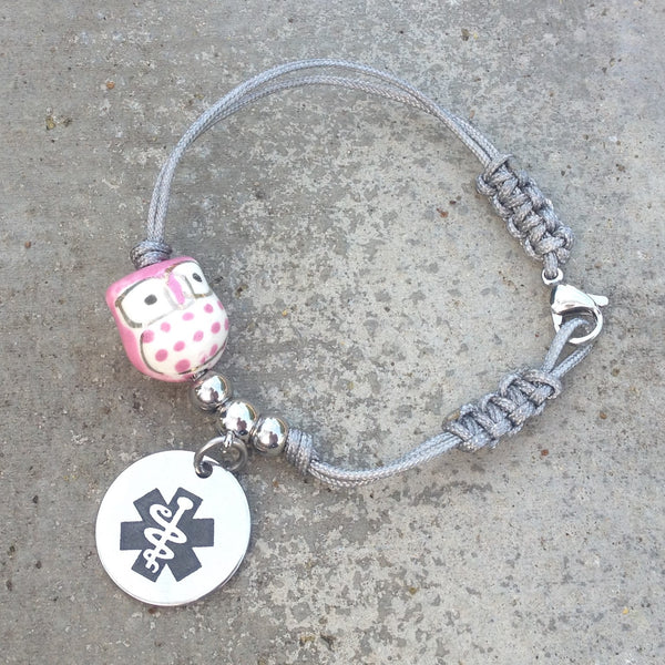 Medical Bracelet For Addison's Disease - Fukuro - Butler and Grace Ltd