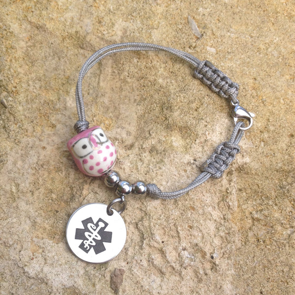 Medical Bracelet For Addison's Disease - Fukuro - Butler and Grace Ltd